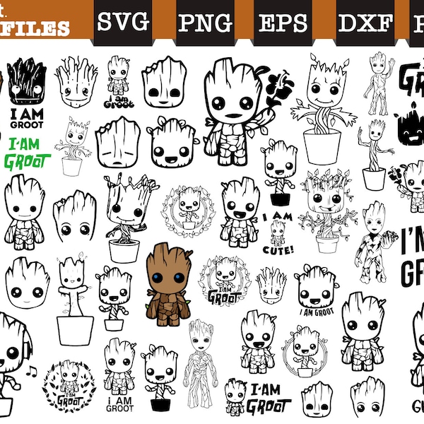Groot Svg - Etsy