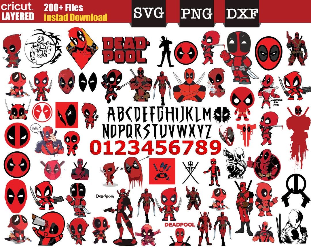 Deadpool Svg, Deadpool Svg Cameo, Deadpool Png, Dead Pool Svg for ...