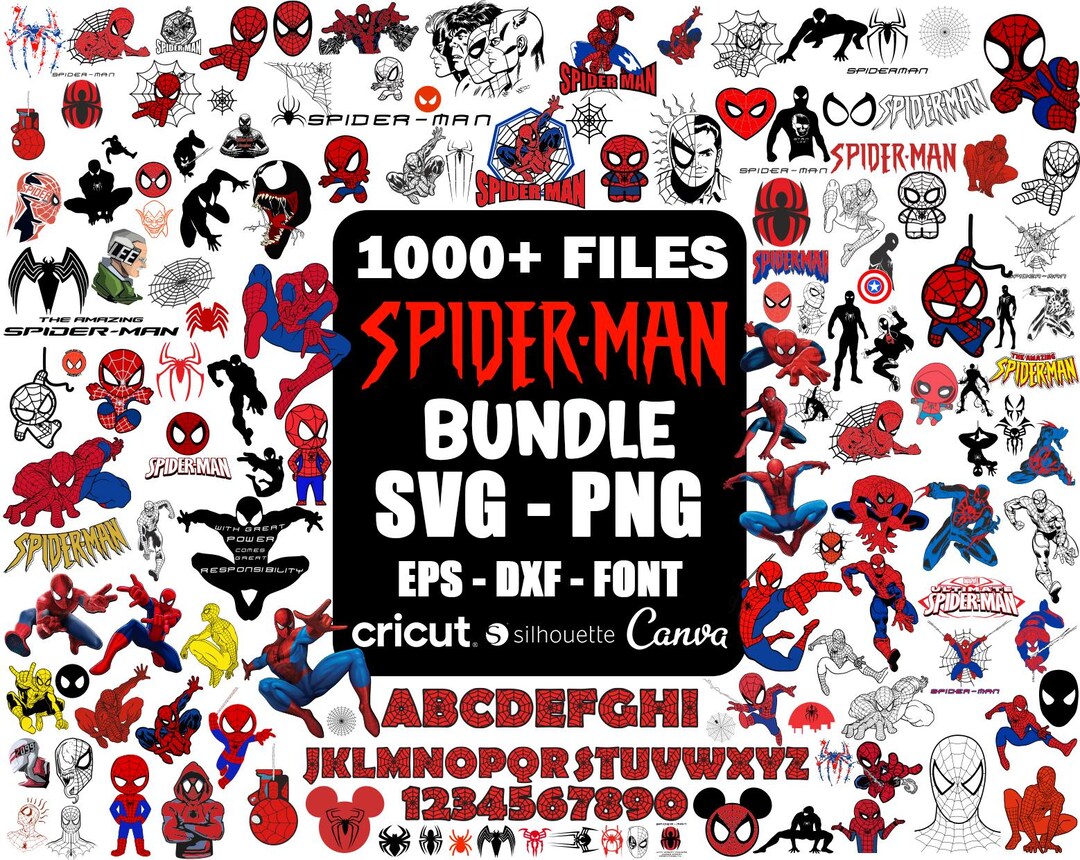 Spiderman SVG, Spiderman Png, Baby Spiderman, Spiderman Font, Spider ...