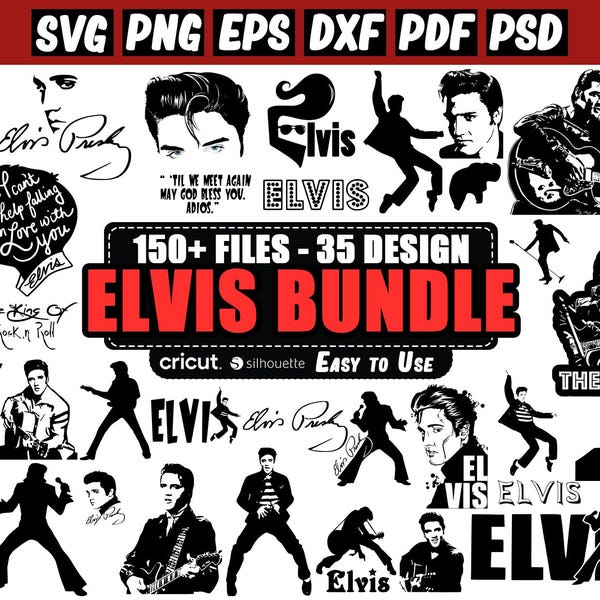 Png Elvis Presley Svg - Etsy UK
