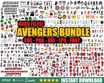 Avengers Svg Bundle, Avengers Svg, Cricut, Cut Files, Layered Digital ...