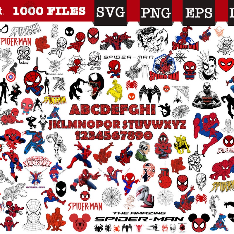 Spiderman Svg - Etsy