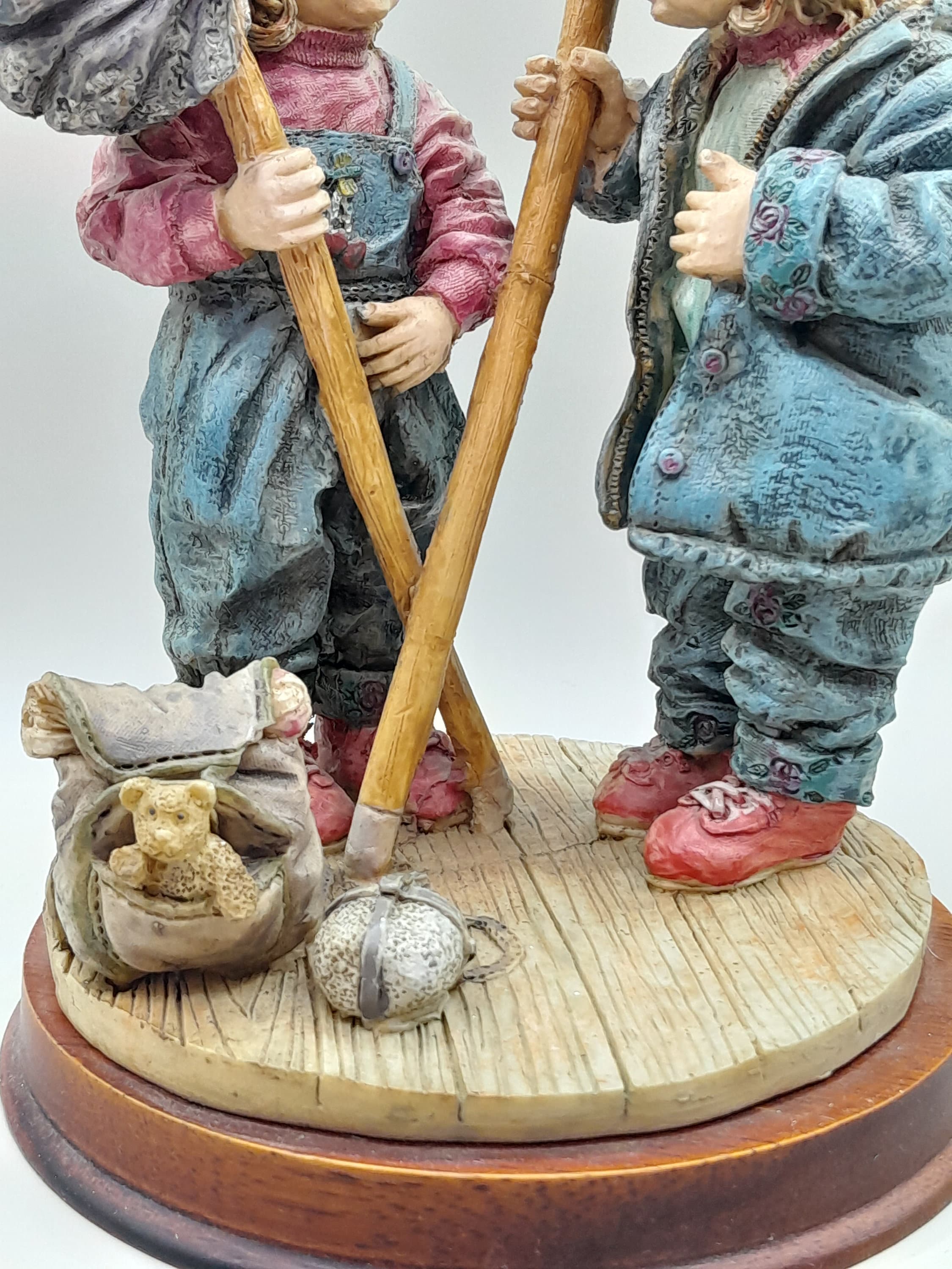 Vintage Marlo Collection Two Girls Figurine runaway's - Etsy