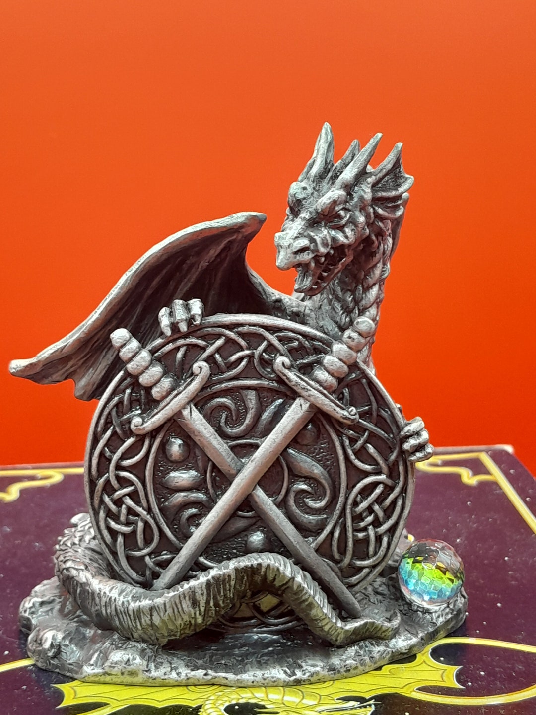 Myth and Magic by the Tudor Mintthe Celtic Shield Figurine 10cm Tall ...