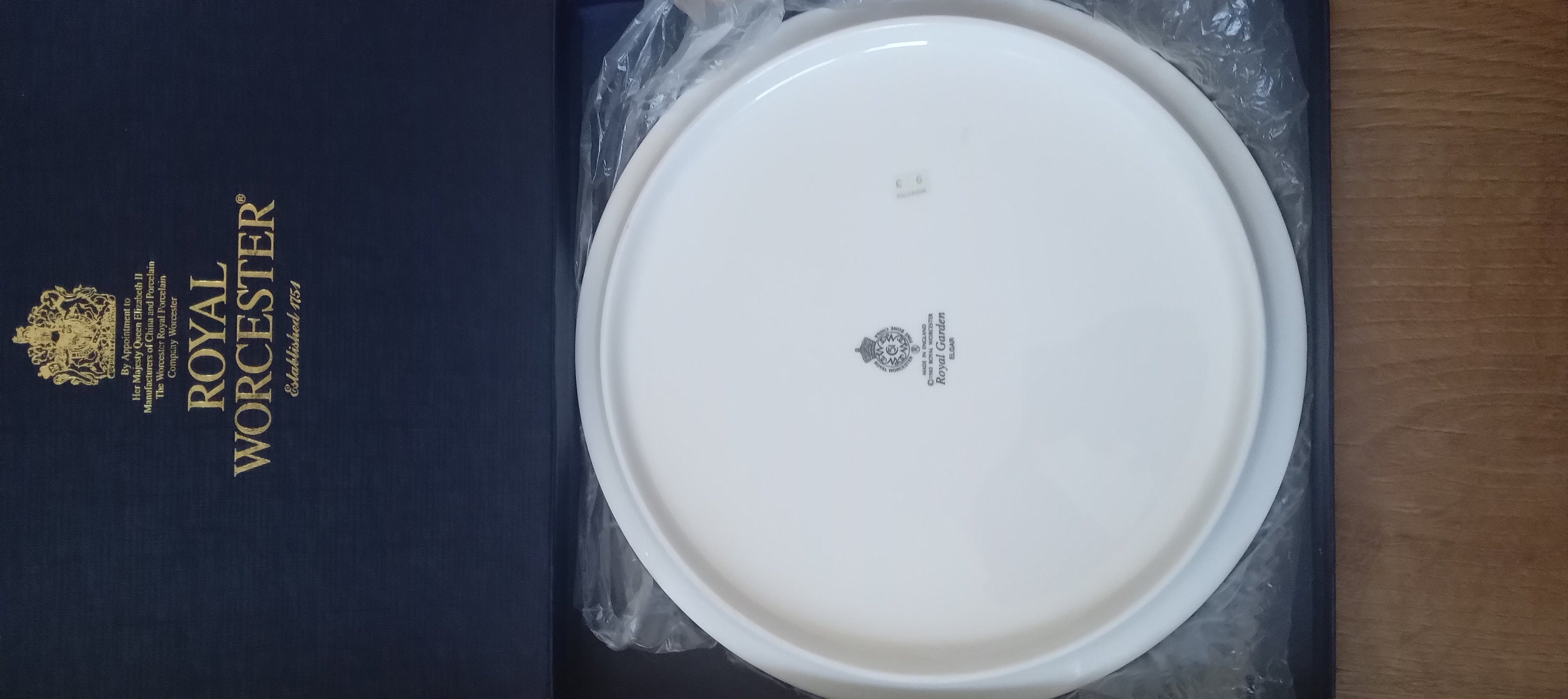 Royal Worcester Cake Serving Stand Plate Royal Garden Elgar - Etsy