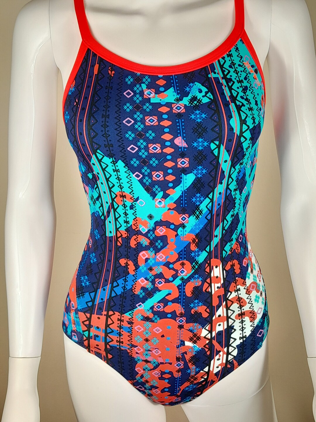 Zone3 Girl's Swimwear Aztec 2.0 Bound Back Costume Size 14-15 - Etsy