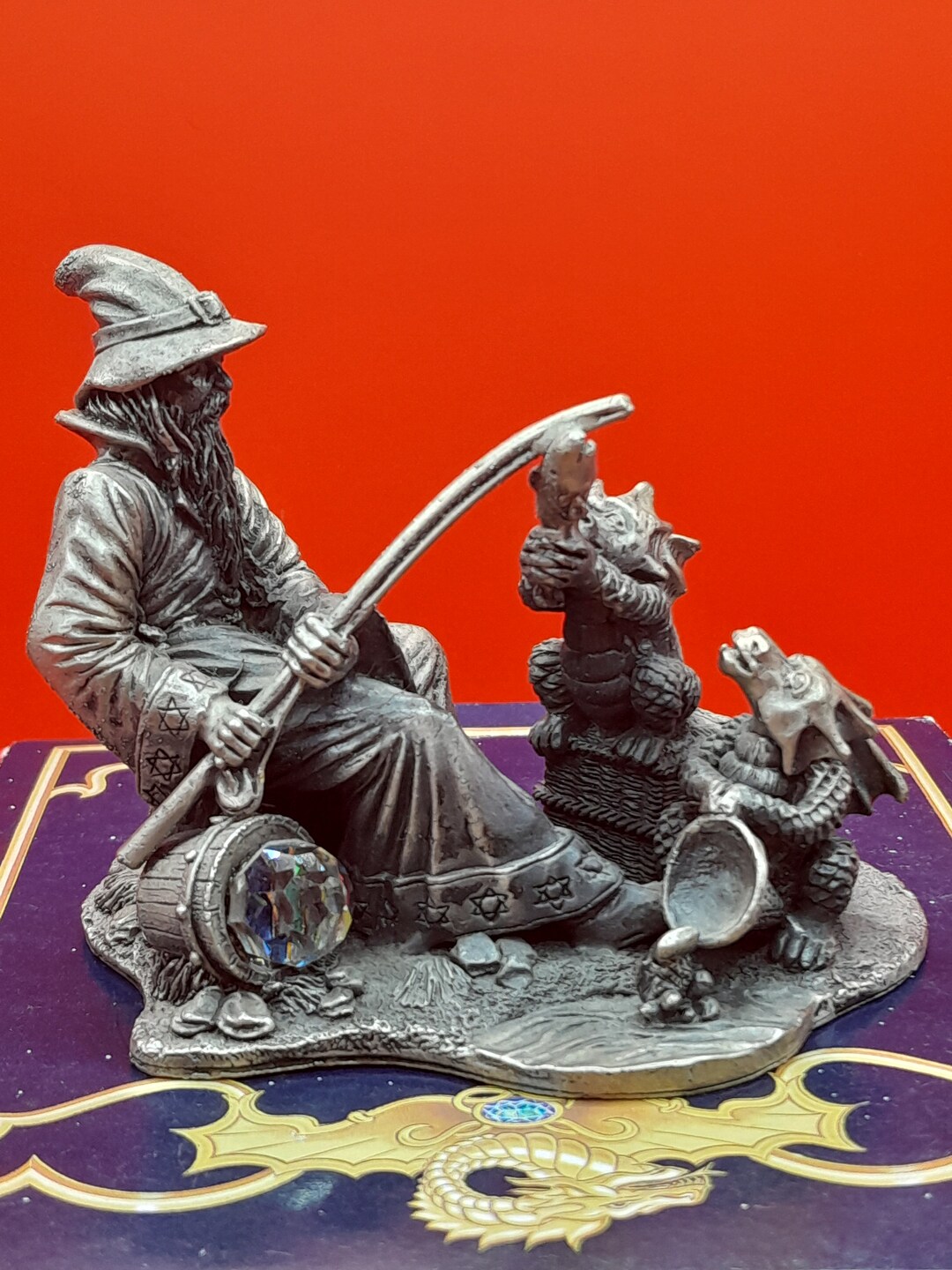 Myth and Magic by the Tudor Mintthe One That Got Away Figurine 8cm Tall ...