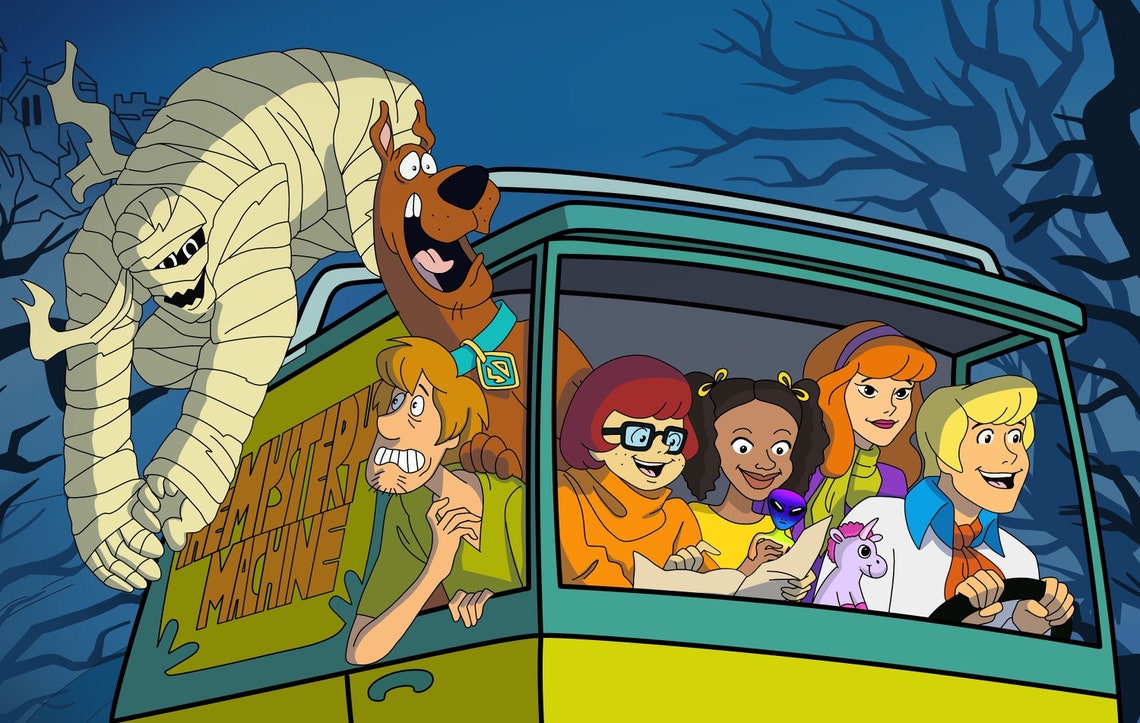 Custom Scooby Style Portraits Cartoon Caricature Drawing From - Etsy