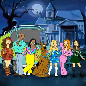 Custom Scooby Style Portraits Cartoon Caricature Drawing From Photo ...