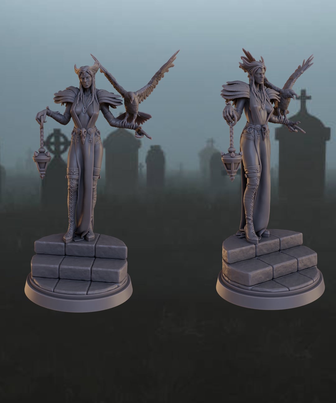 NPC/ Boss Raven Queen Dnd Miniature 32mm Scale - Etsy