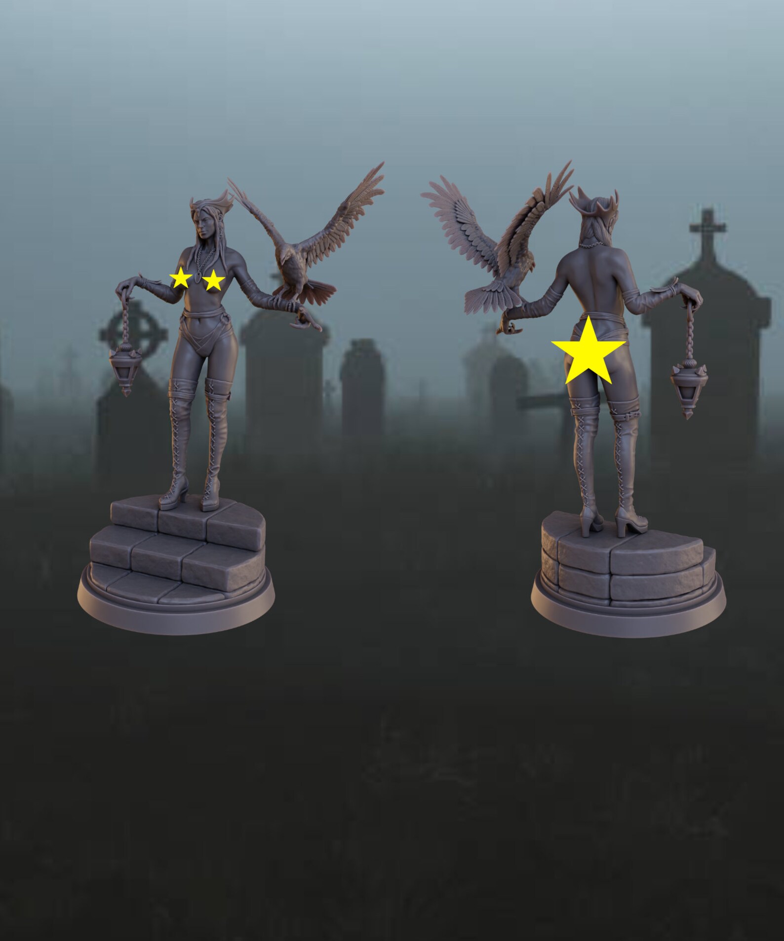 NPC/ Boss Raven Queen Dnd Miniature 32mm Scale - Etsy