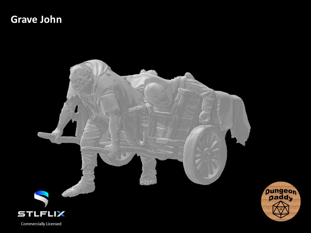 Grave John Dnd NPC Character Miniature - Etsy
