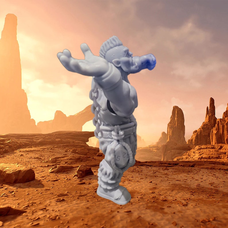 The Ultimate Orc Dice Thrower Paintable - Etsy