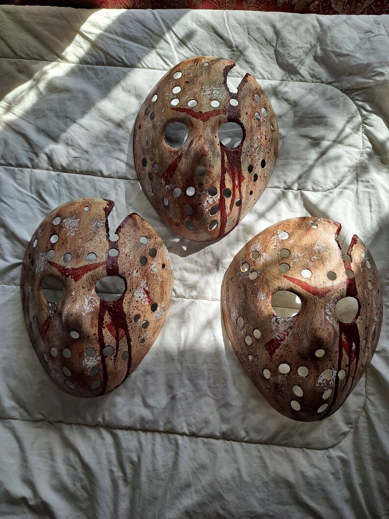 Friday the 13th Jason Voorhees Custom Mask - Etsy
