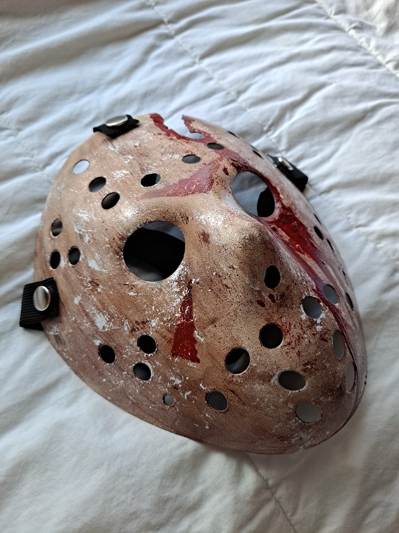 Friday the 13th Jason Voorhees Custom Mask - Etsy