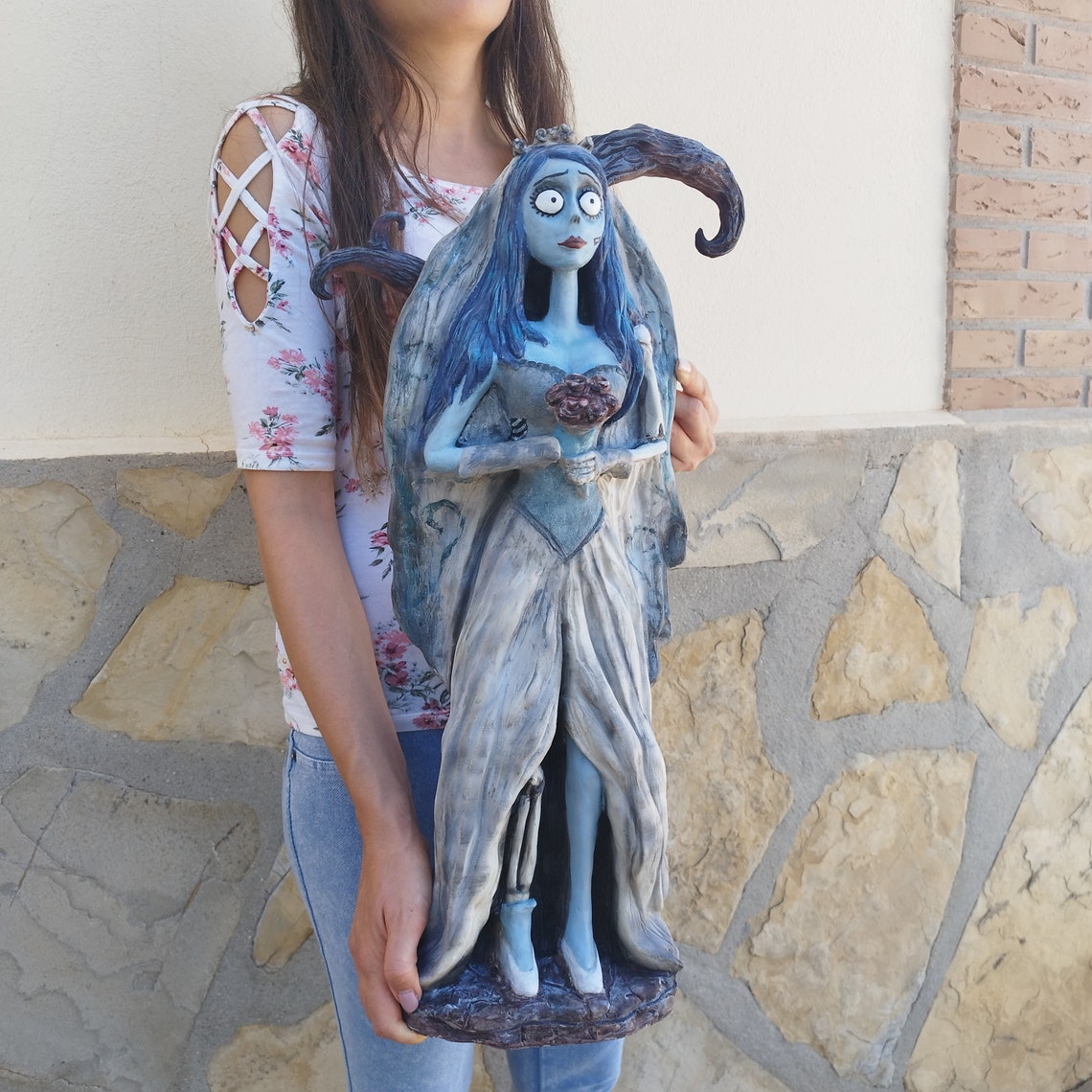 Corpse Bride, Handmade Sculpture, Polyester Resin, Large Size, Very ...
