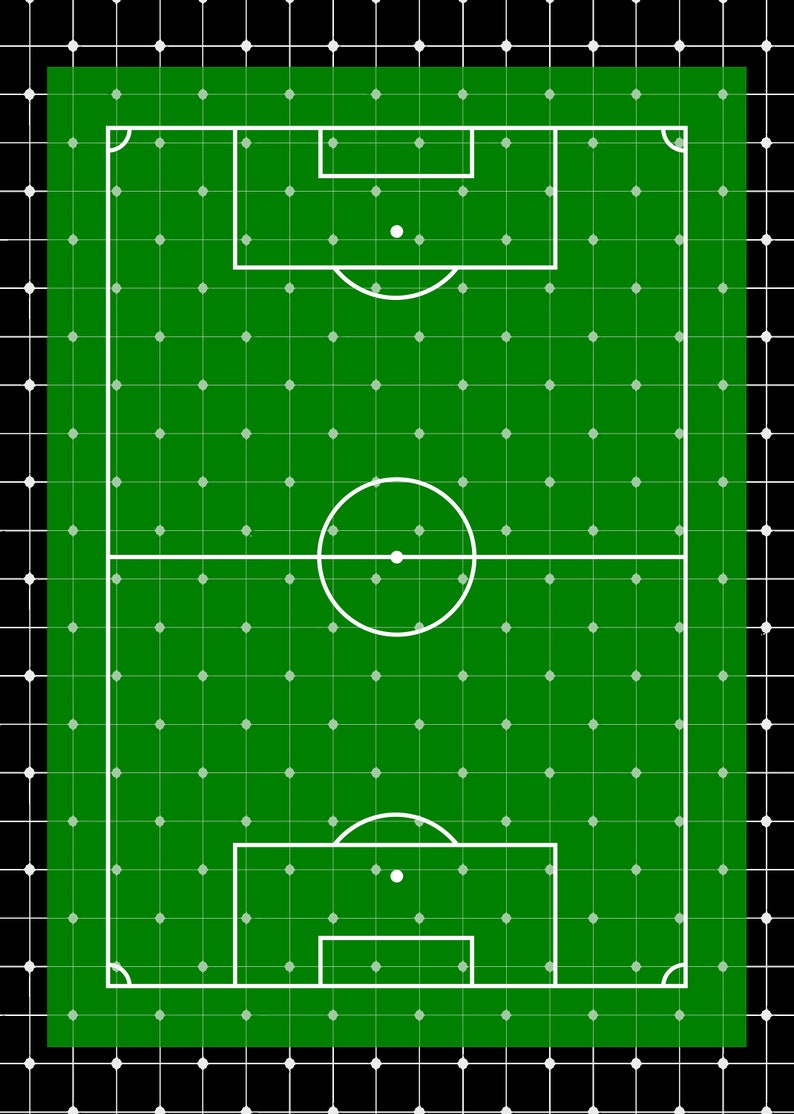 Soccer Field Digital SVG and PNG Print on Demand Football Plotter - Etsy