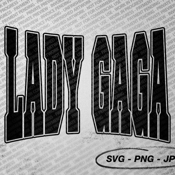 Lady Gaga Svg - Etsy