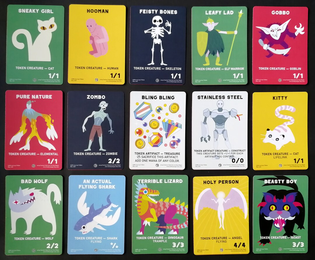 2 in 1 — Double-sided Magic Token (gen 1) — NO AI - Etsy