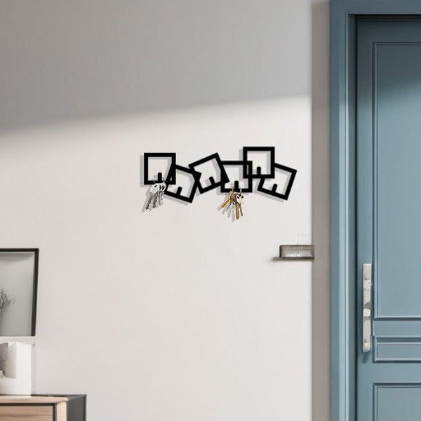 Modern Key Rack - Etsy