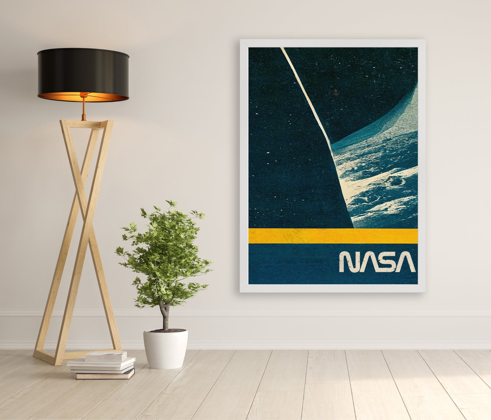 NASA Mid-century Modern Art Print: Abstract Space Wall Decor - Etsy