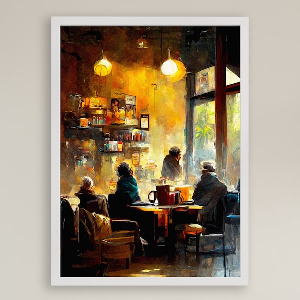 Coffee Shop Wall Art - Etsy