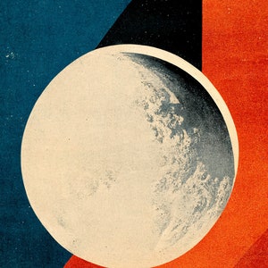 3 NASA Mid Century Modern Abstract Art Prints, NASA Wall Art, Space ...