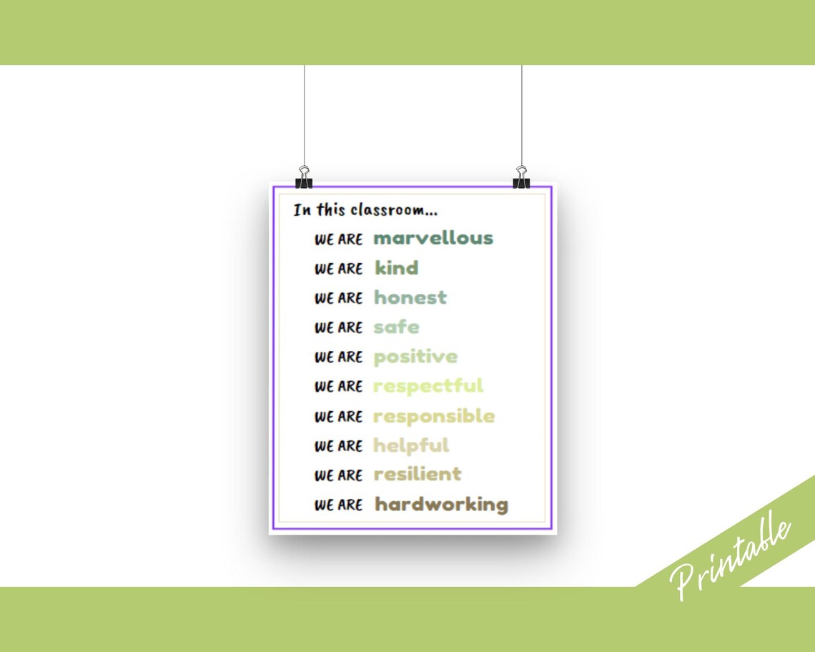 Class Charter Poster Boho, Classroom Display, Classroom Rules, Teaching ...