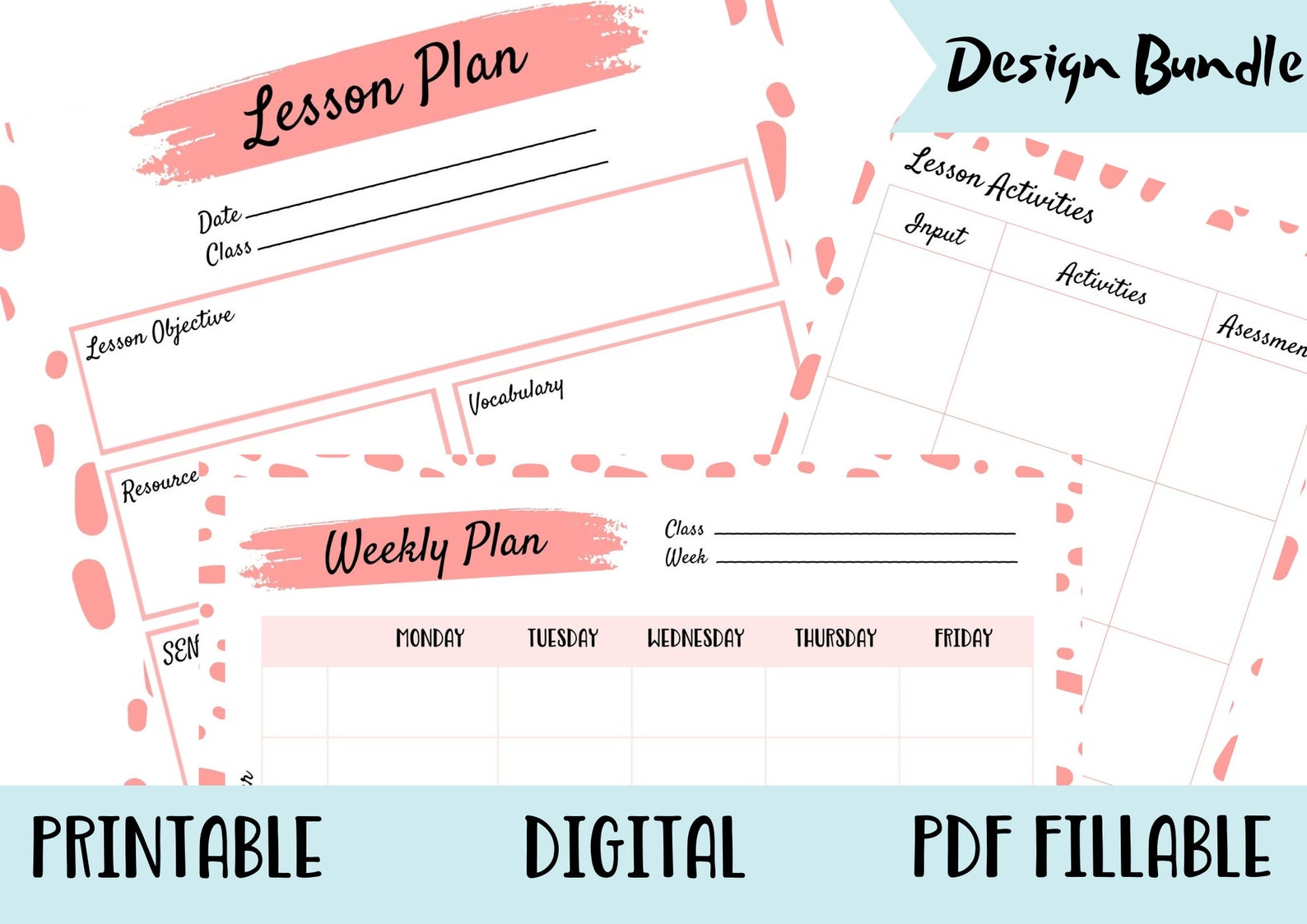 Lesson Plan Template Lesson Planner Weekly Plan Template Teacher ...