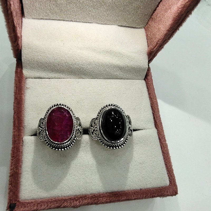 Ruby Onyx Jewelry - Etsy