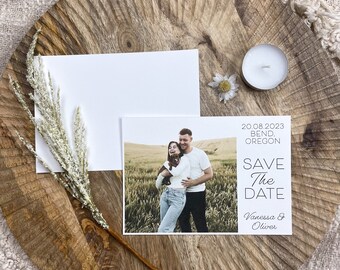 Square Save the Date - Etsy UK