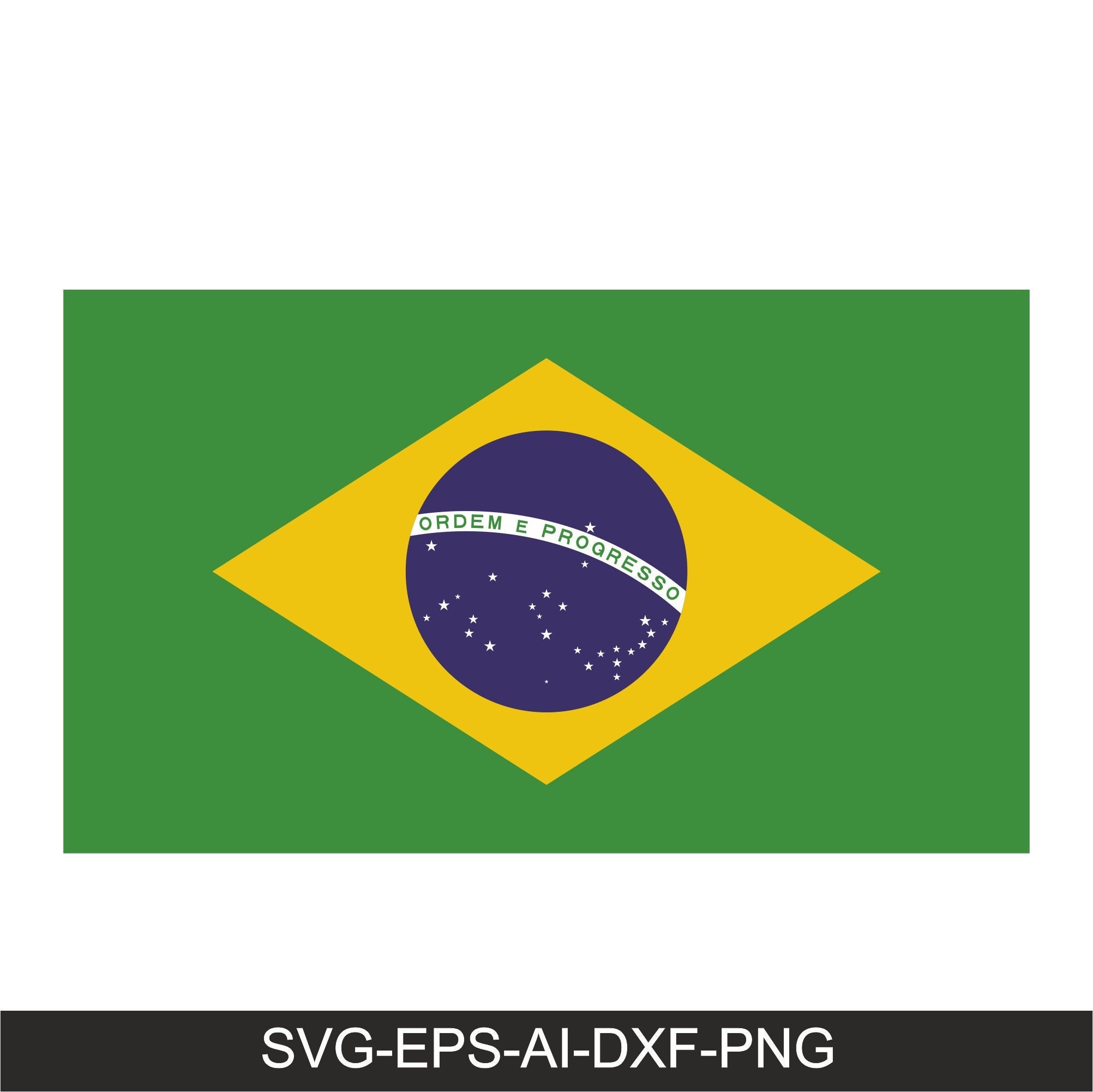 Clipart Brazilian Flag