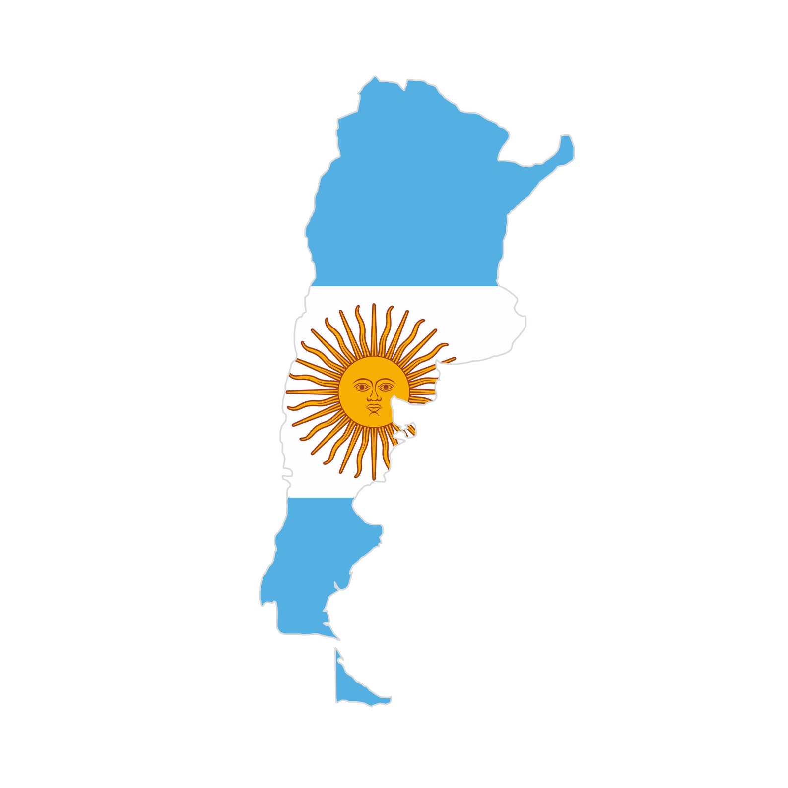 Argentina Map Svg Argentina Flag Svg Country Map Clip Art - Etsy Ireland