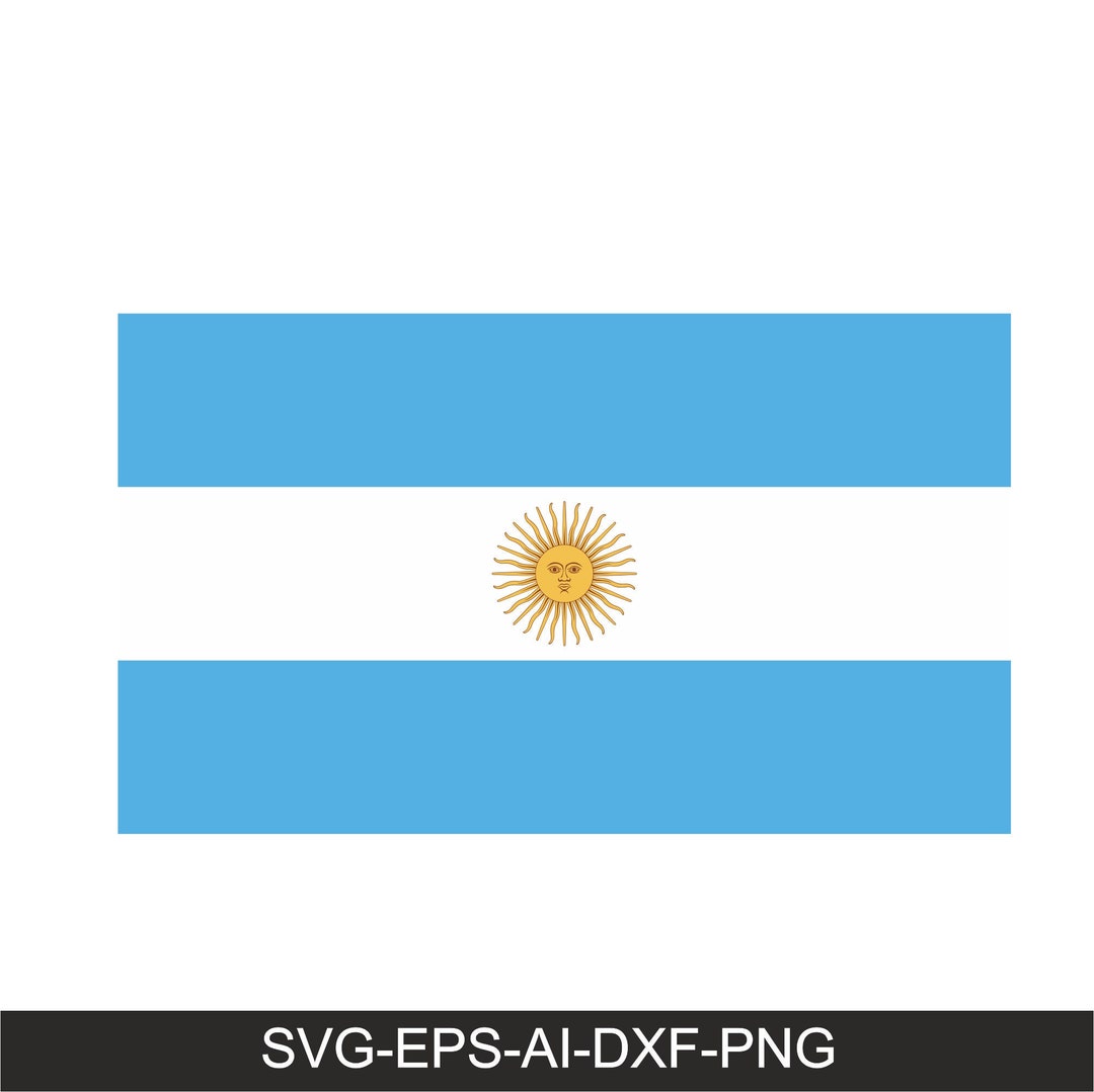 Argentina Flag Svg Argentina Flag Png Argentina National Flag - Etsy ...
