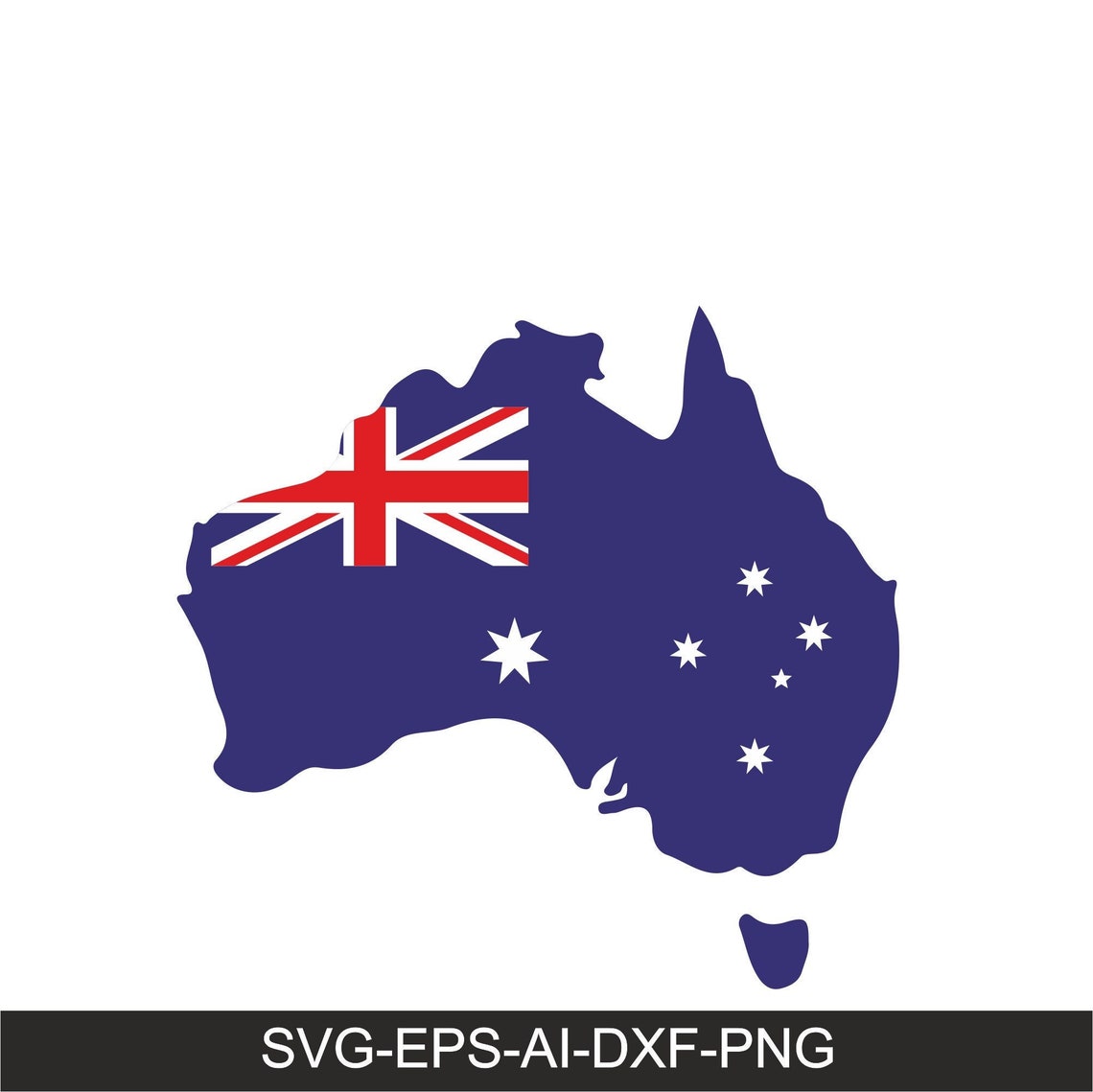 Australia Map Svg Australia Flag Svg Country Map Clip Art - Etsy UK