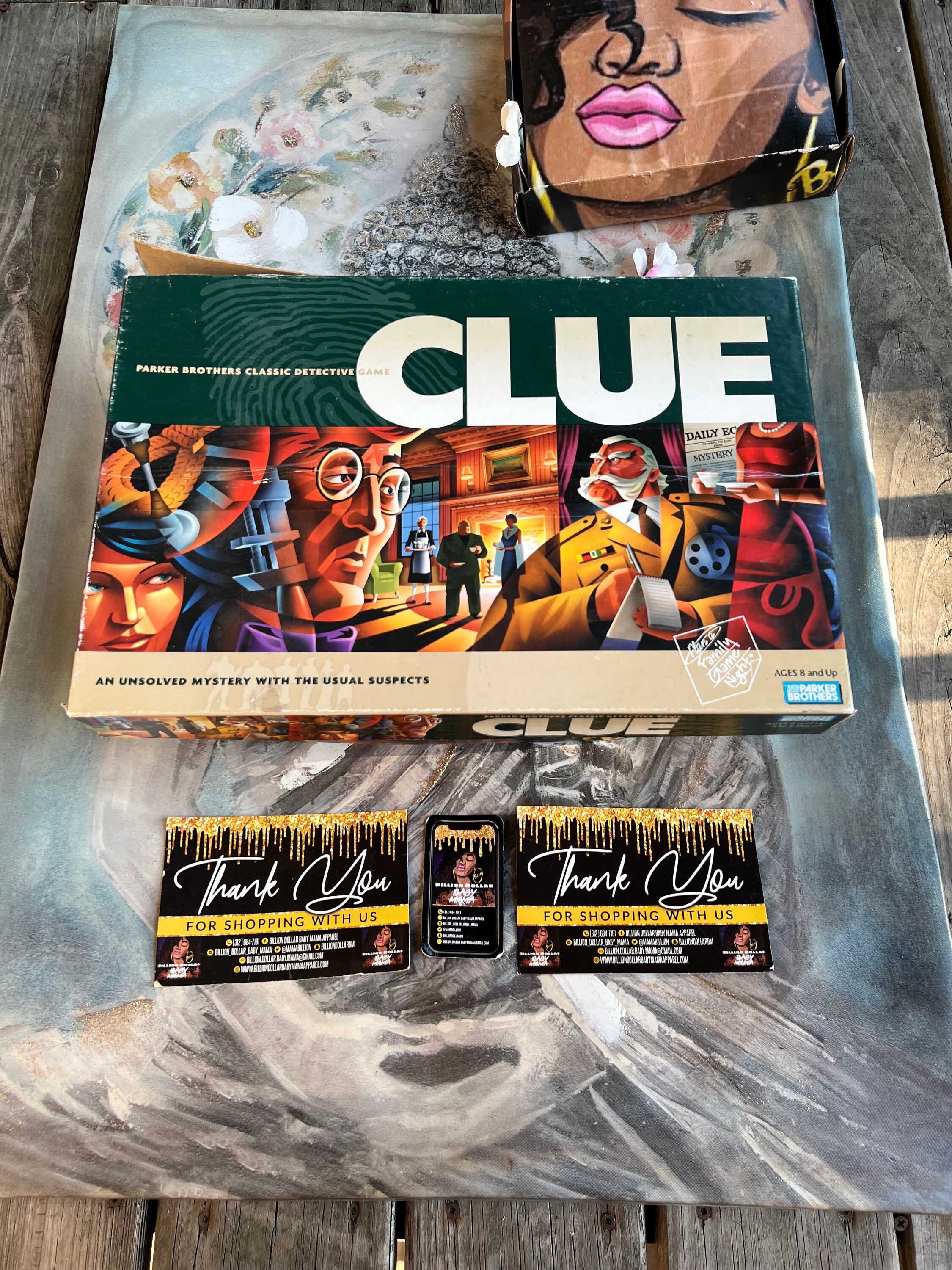 1996 Clue Game Box