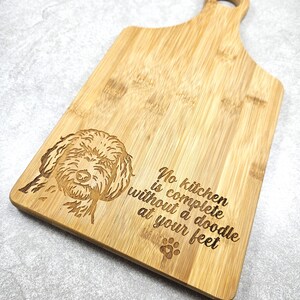 15" Doodle Dog Serving Board - Dog Mom Charcuterie Board - Adorable ...