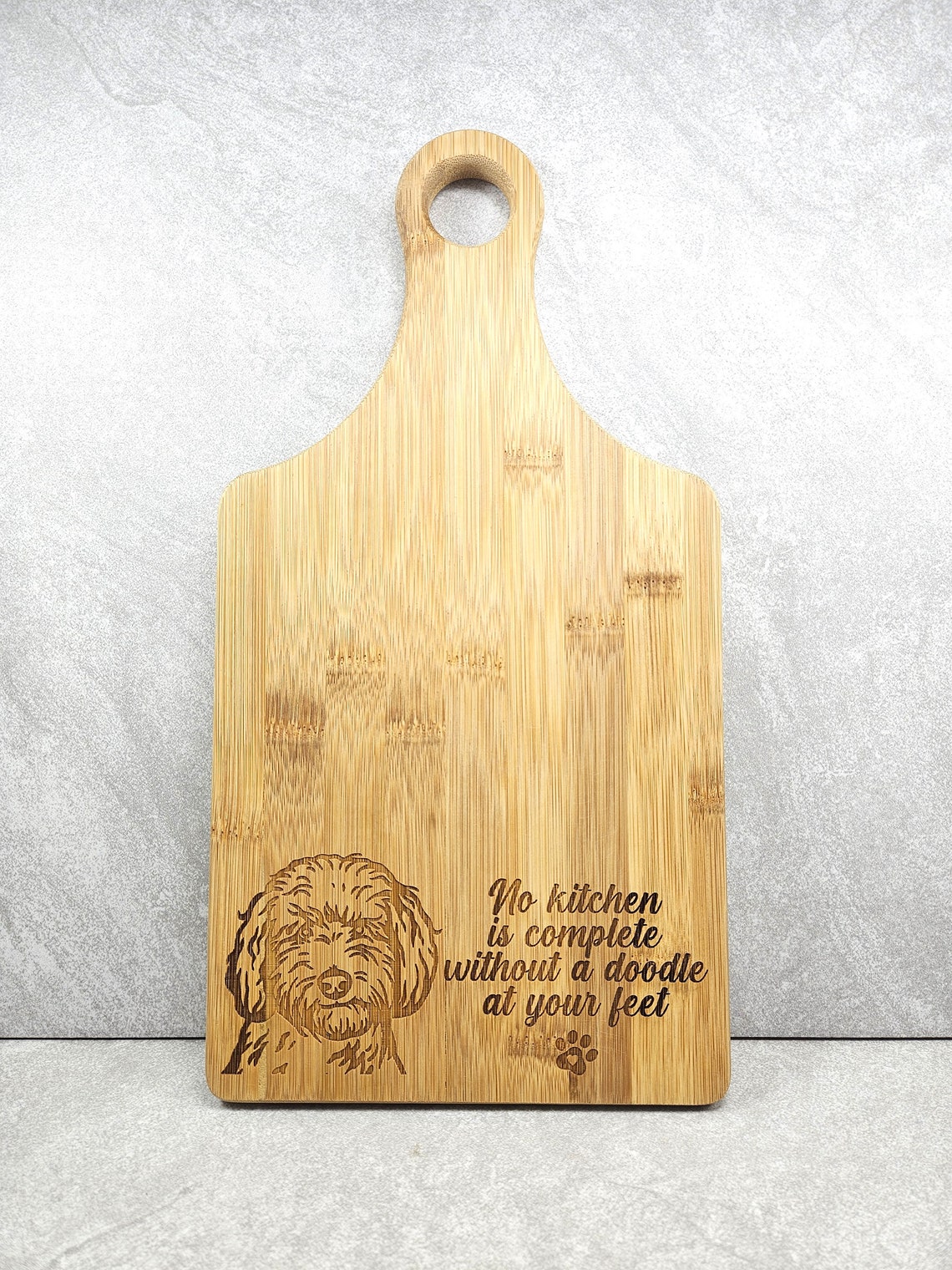 15" Doodle Dog Serving Board - Dog Mom Charcuterie Board - Adorable ...