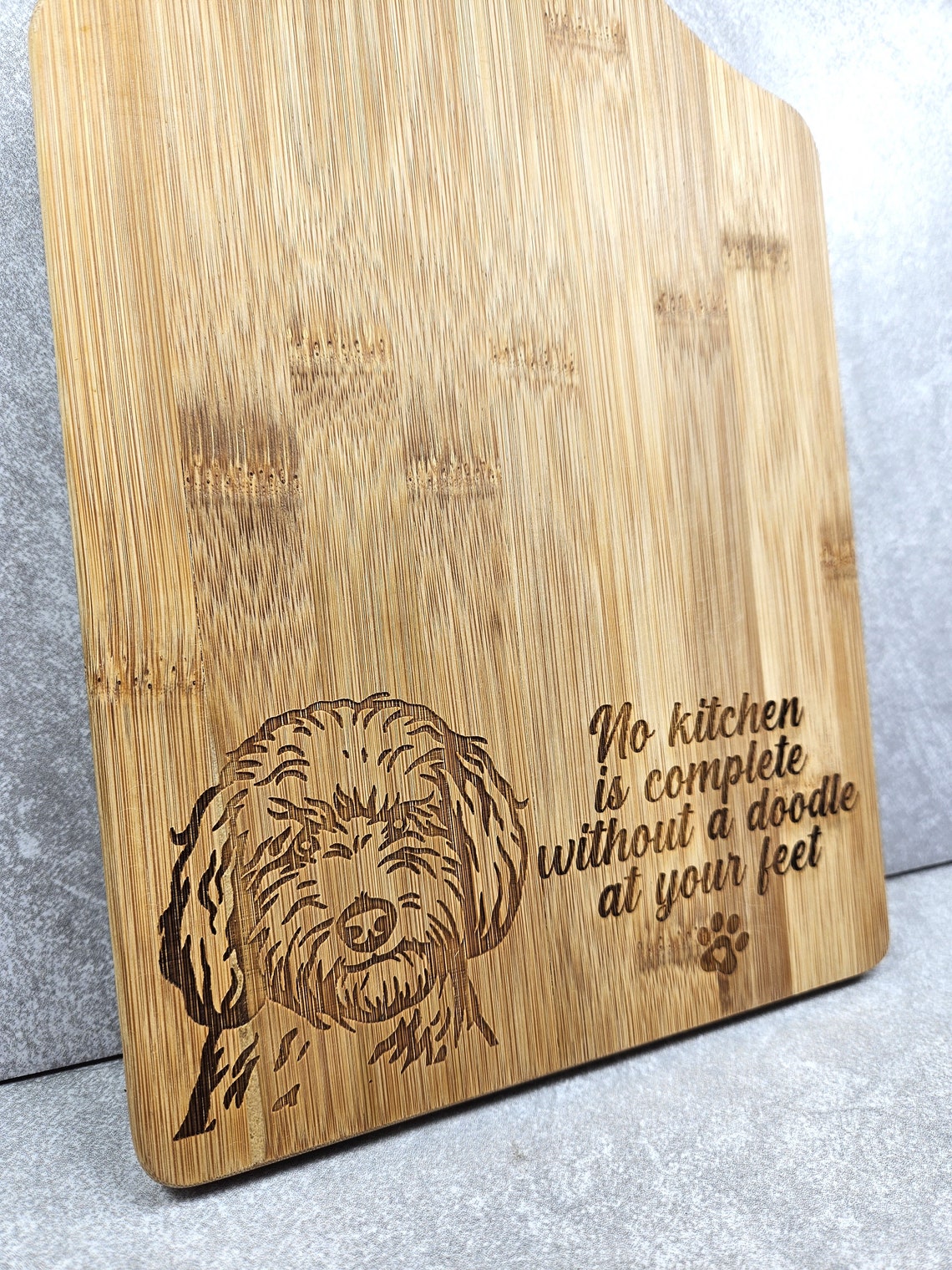 15" Doodle Dog Serving Board - Dog Mom Charcuterie Board - Adorable ...