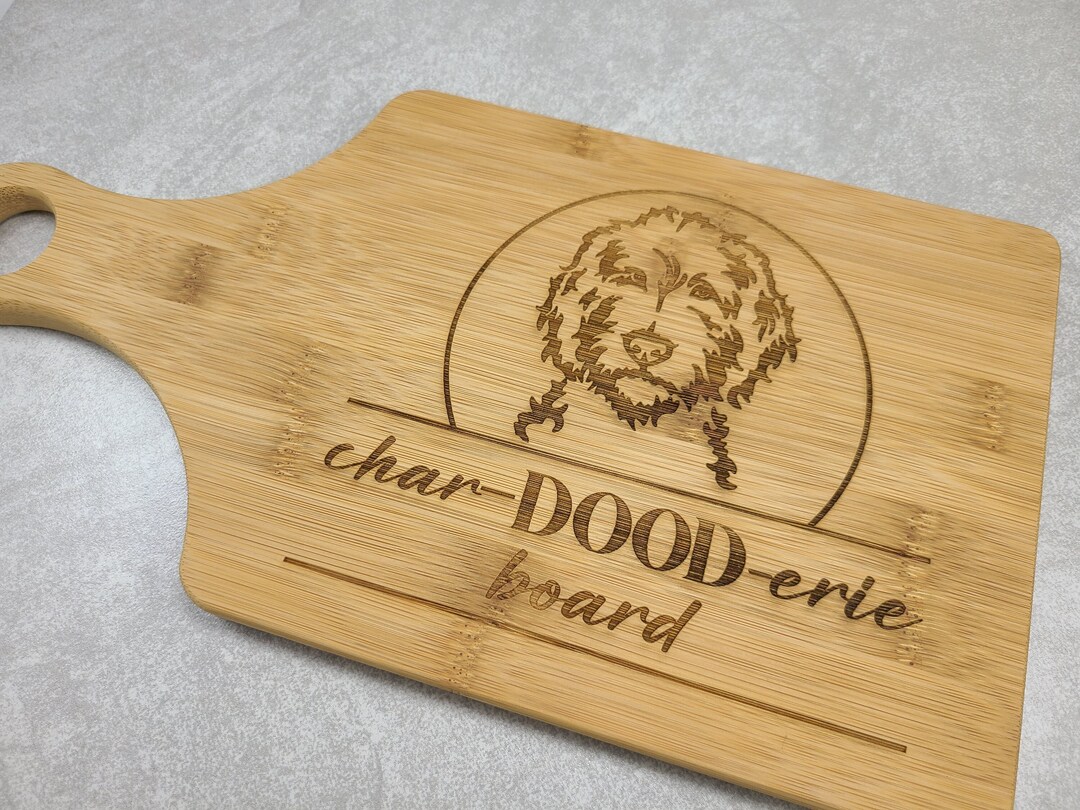 Char-dood-erie Board - Bamboo Paddle Shaped Serving Board ...
