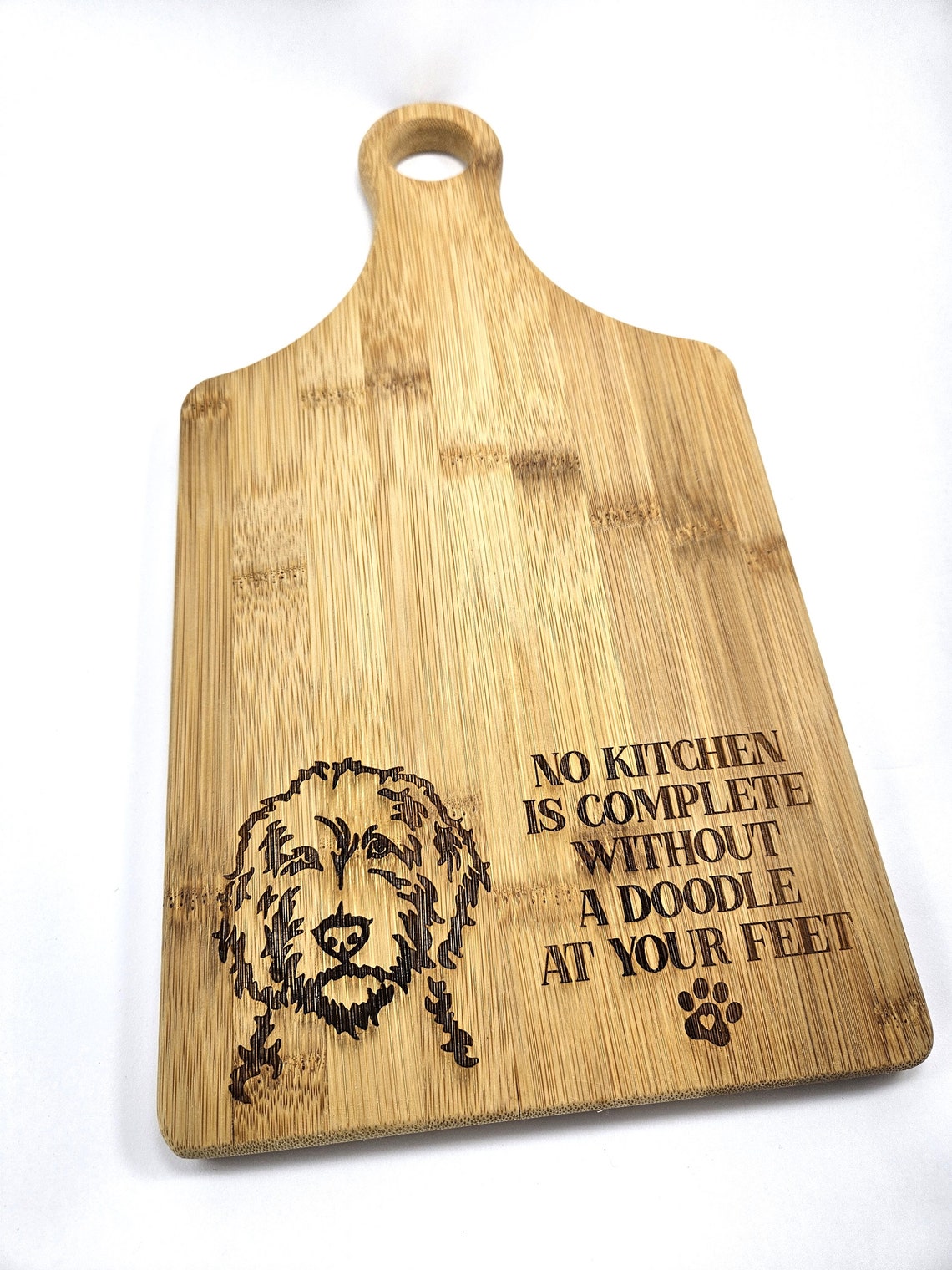 15" Doodle Dog Serving Board - Dog Mom Charcuterie Board - Adorable ...