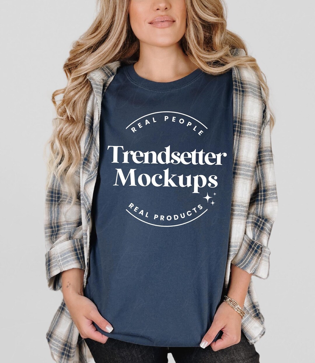 Comfort Colors 1717 Midnight Mockup, CC1717 Oversized Tee Mock-up ...