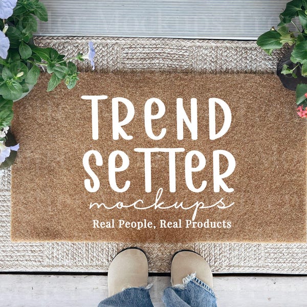 Doormat Mockup - Etsy