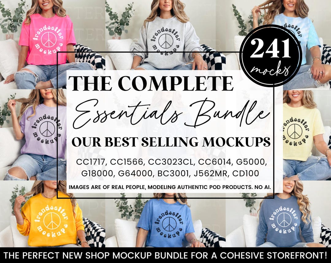 New Shop Mockup Bundle, Lifetime Access Essentials Bundle, Comfort ...