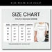 Gildan 5000B Youth Size Chart, Unisex Gildan G5000B Size Chart, Gildan ...