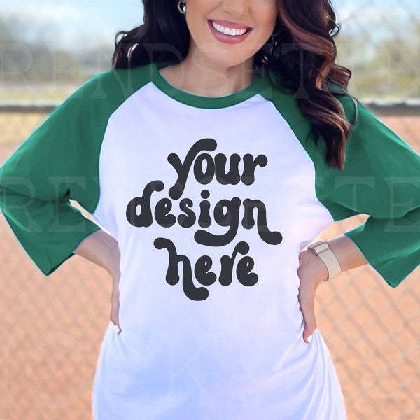 Kelly Green Baseball Shirt - Etsy