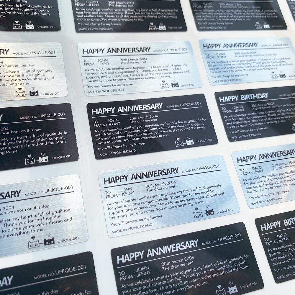 Personalized Gameboy Color Label Back X2 , Birthday, Anniversary, Retro ...