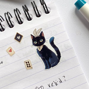 Cat Sticker Sheet Coffee Break Sticker for Cat Lover Afternoon Tea Time ...