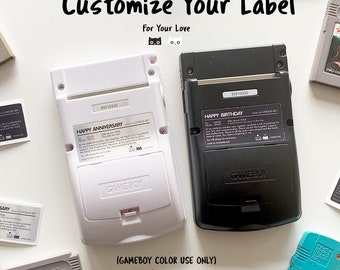 Custom Gameboy Color Shell - Etsy