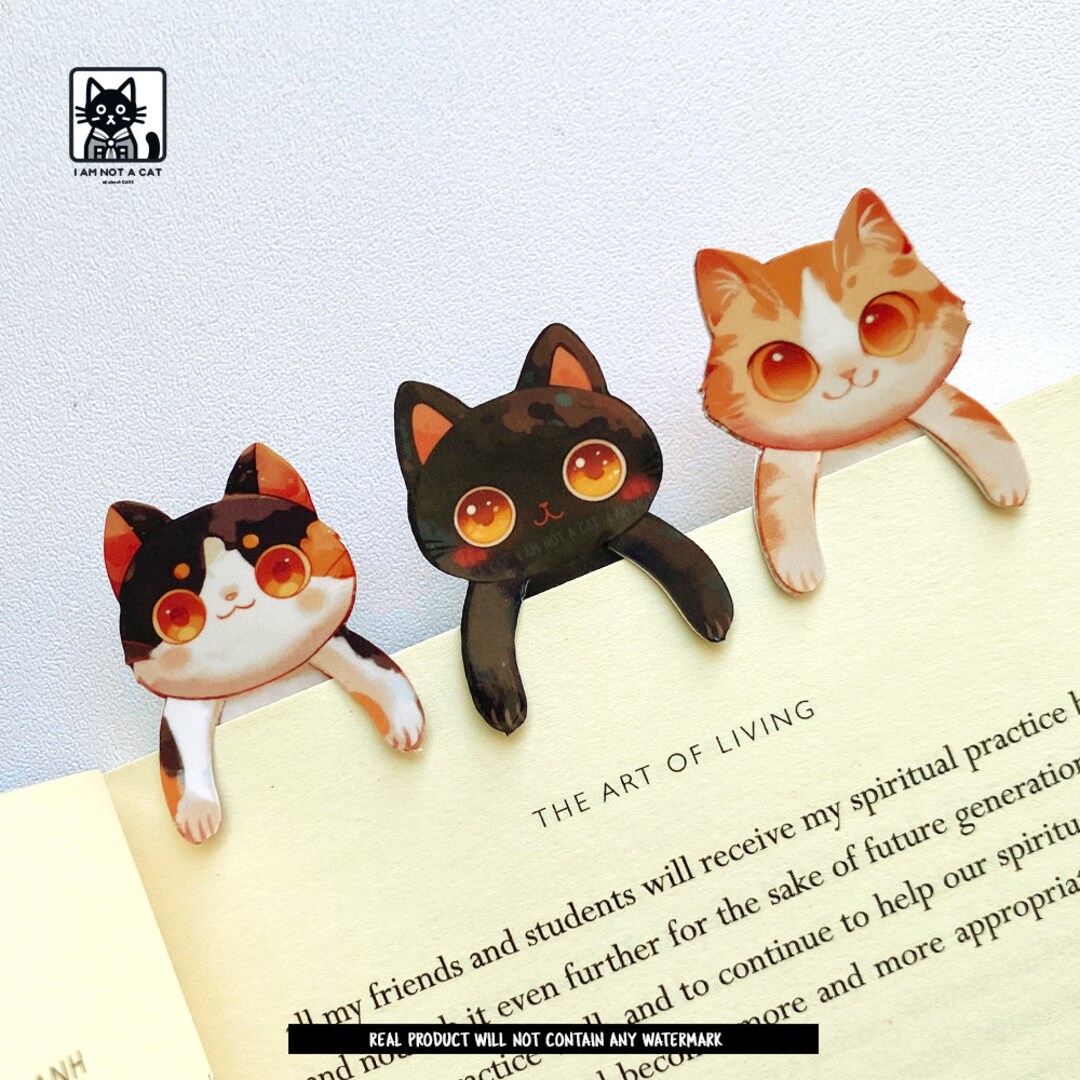 Cat Bookmark Set - Chinese Antique Dim Sum Cats With Friends | for ...